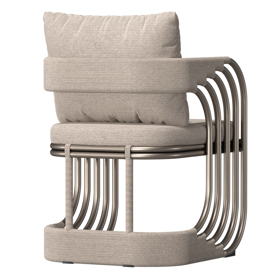 Sette Garden Roa Table And Chair 3D Model - TurboSquid 2122873
