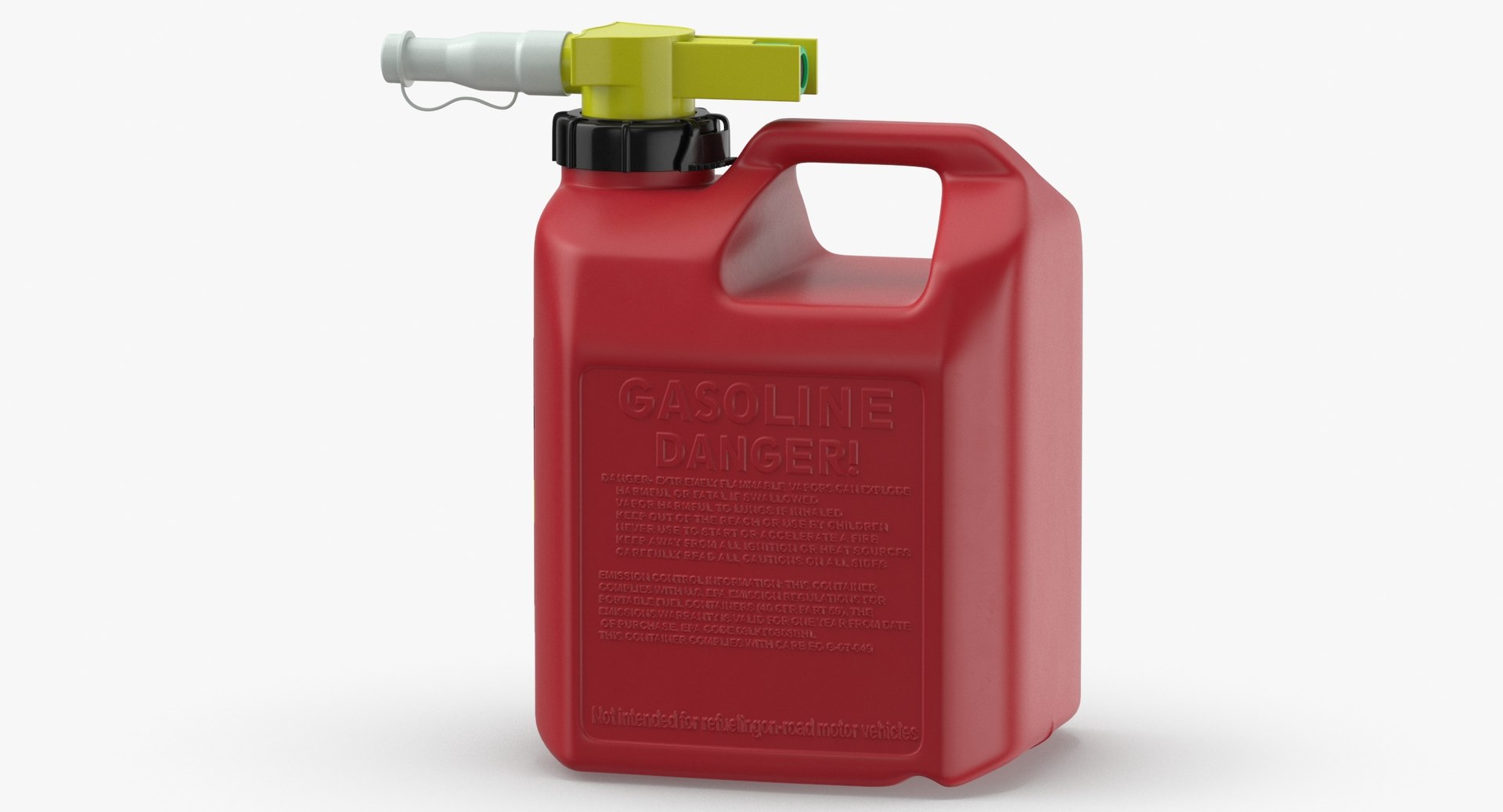 3D plastic gas containers - TurboSquid 1530943