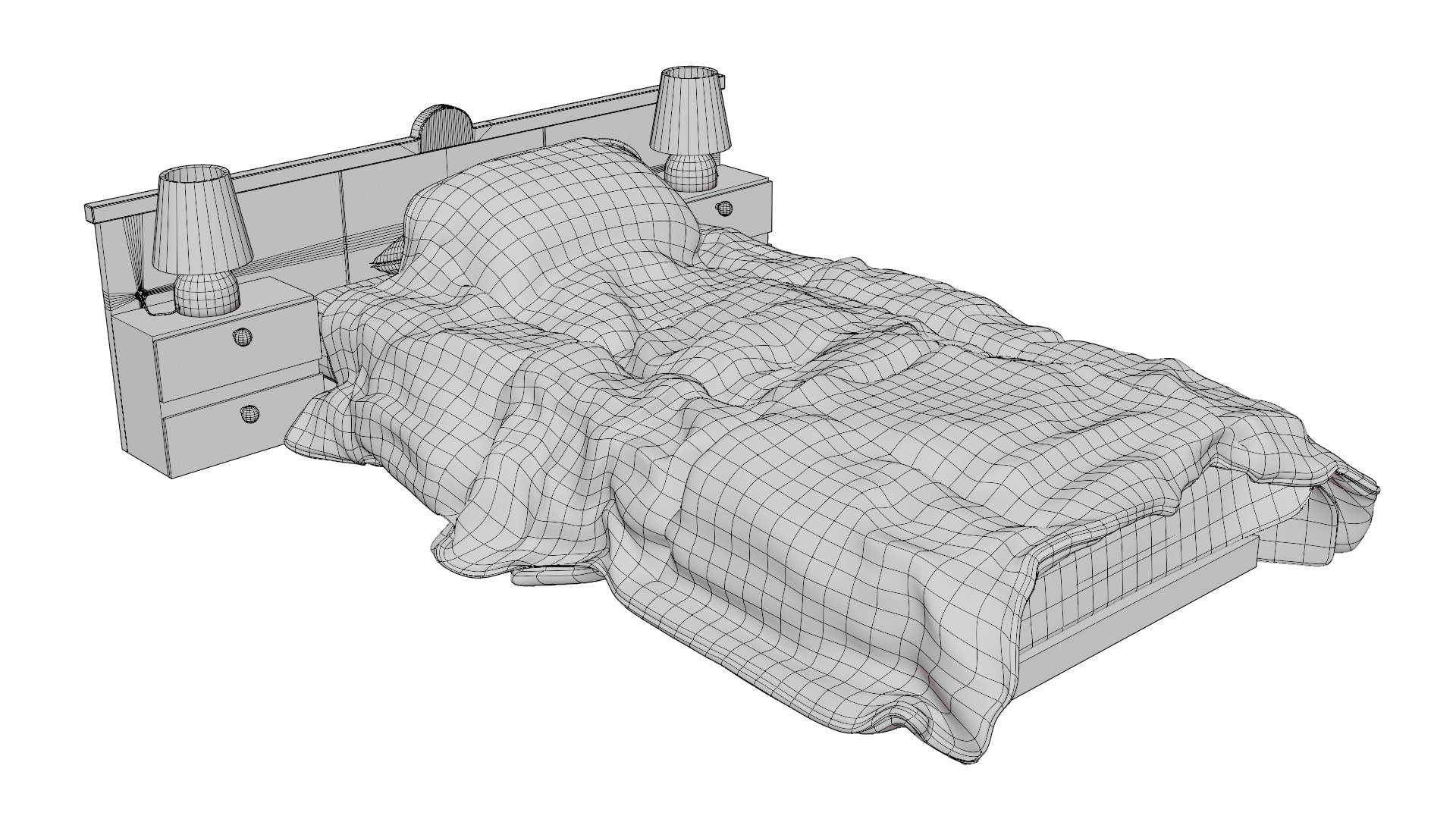 Kids Bed 3D model - TurboSquid 2168797