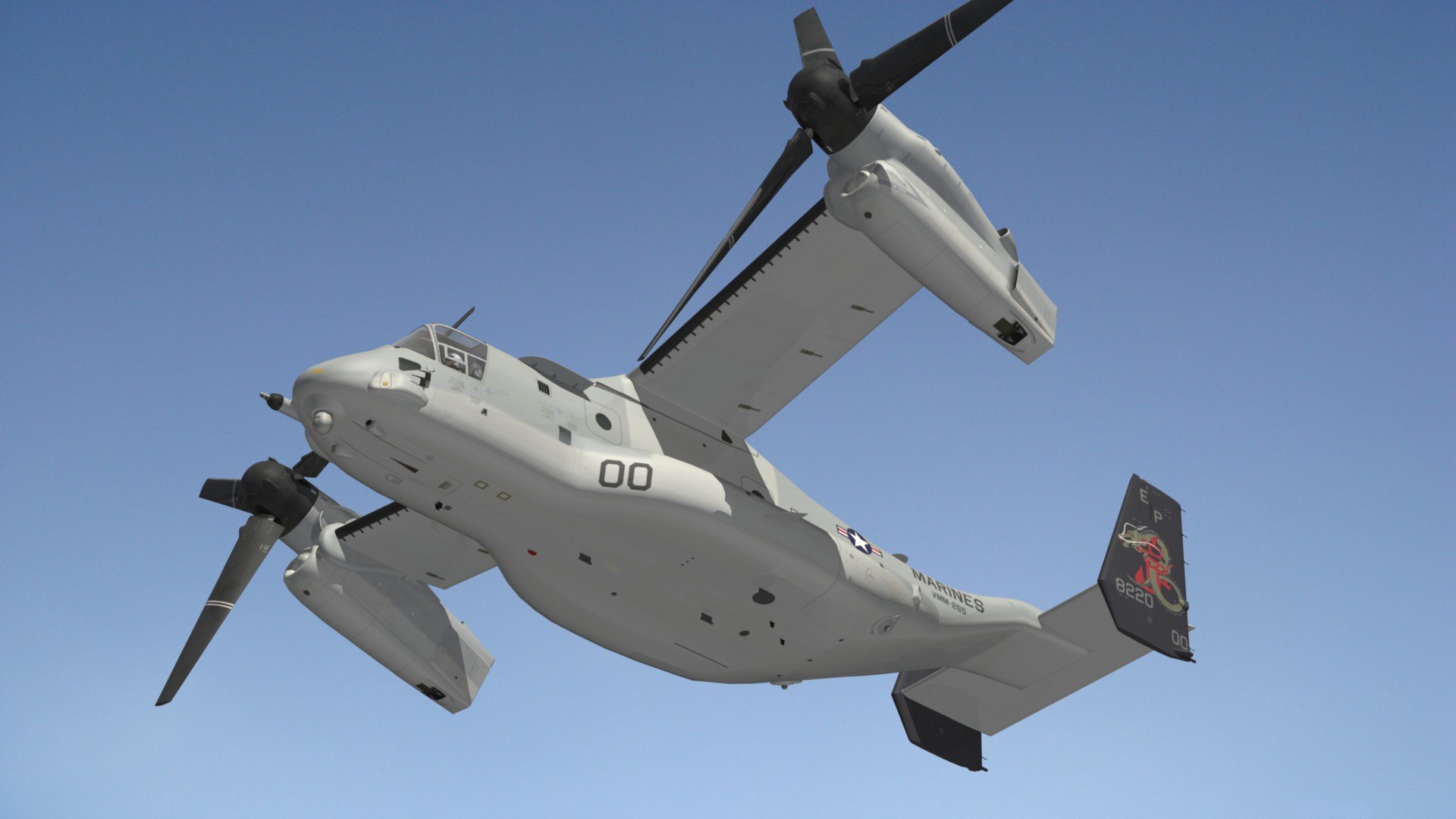 V22 Osprey VMM265 3D Model - TurboSquid 1995711