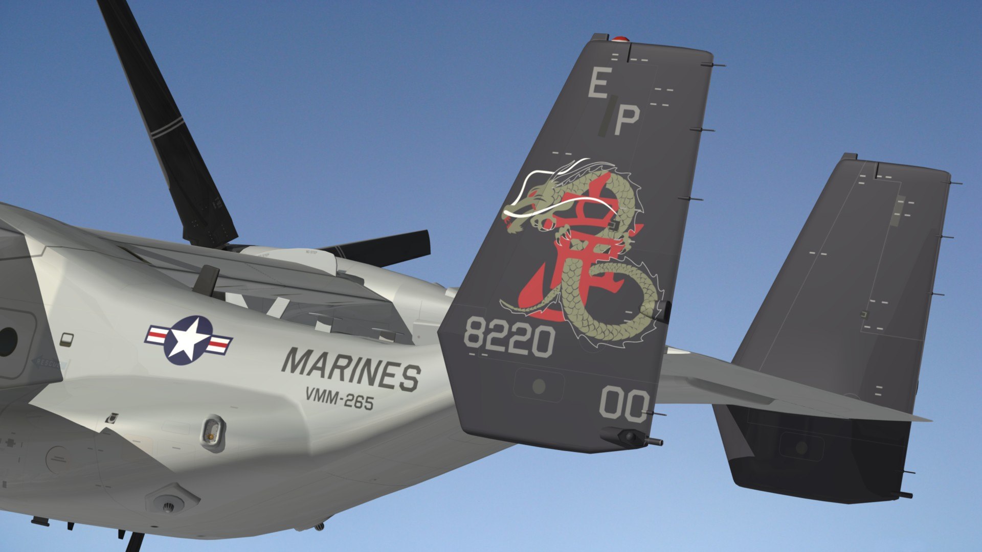 V22 Osprey VMM265 3D Model - TurboSquid 1995711
