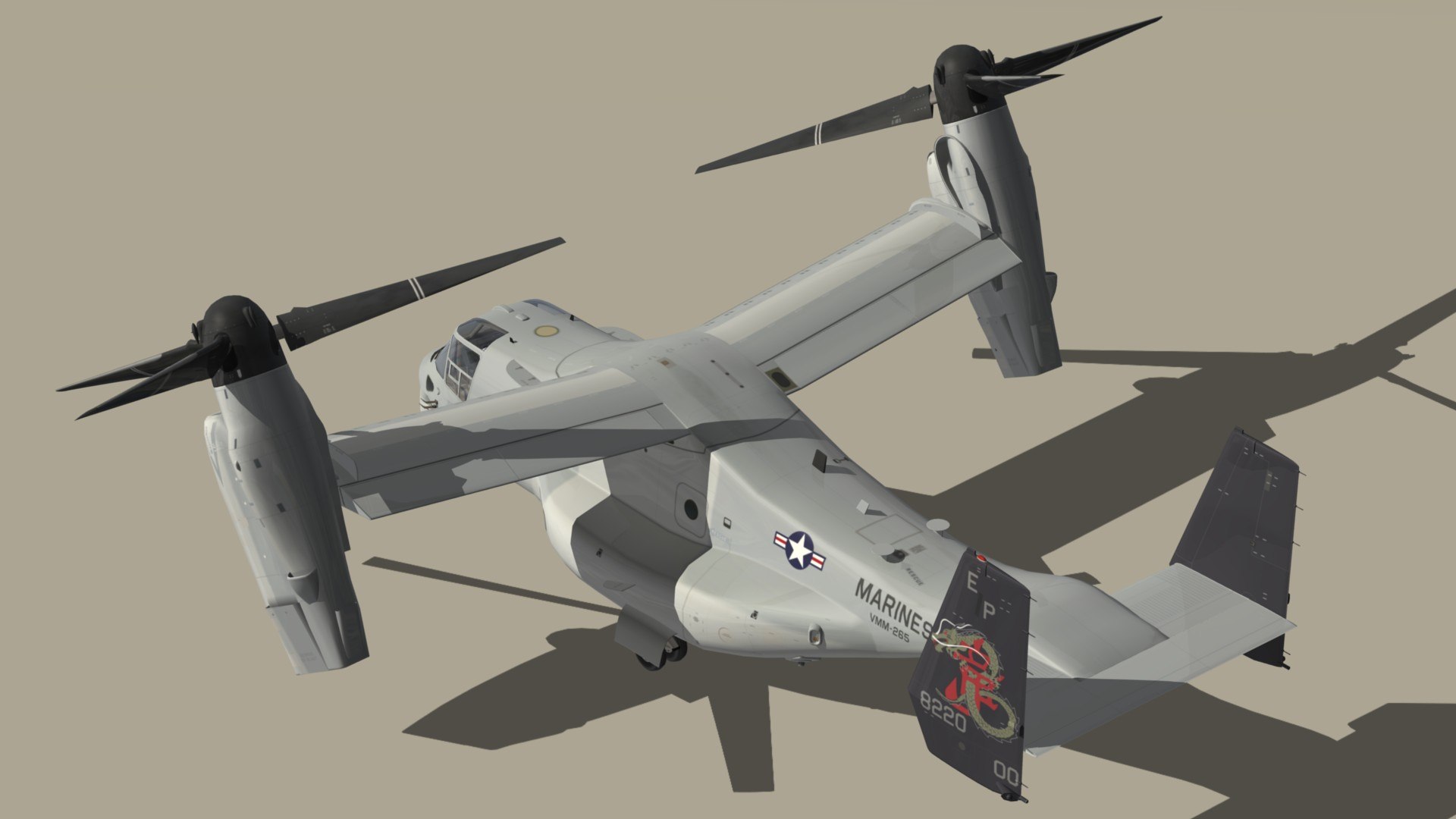 V22 Osprey VMM265 3D Model - TurboSquid 1995711