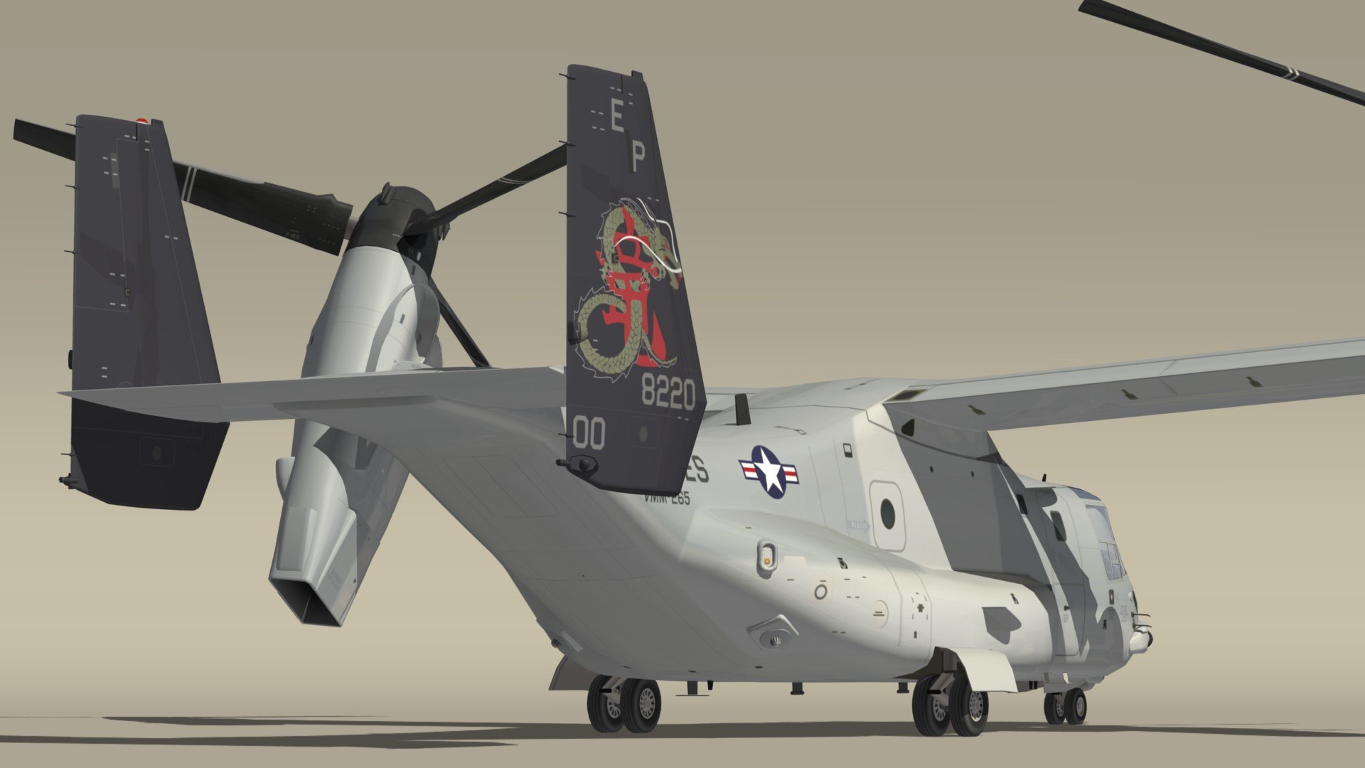V22 Osprey VMM265 3D model - TurboSquid 1995711