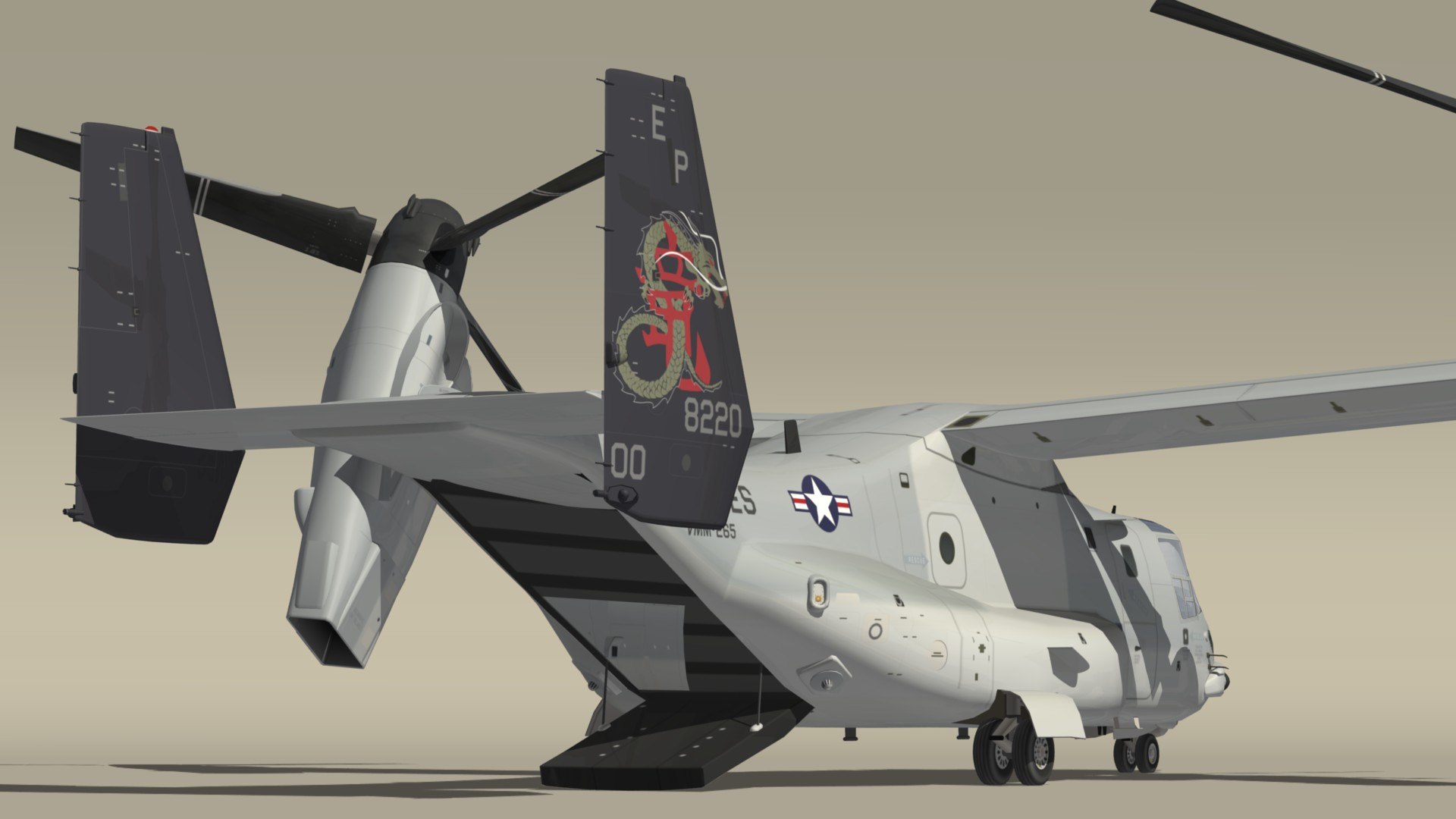 V22 Osprey VMM265 3D Model - TurboSquid 1995711