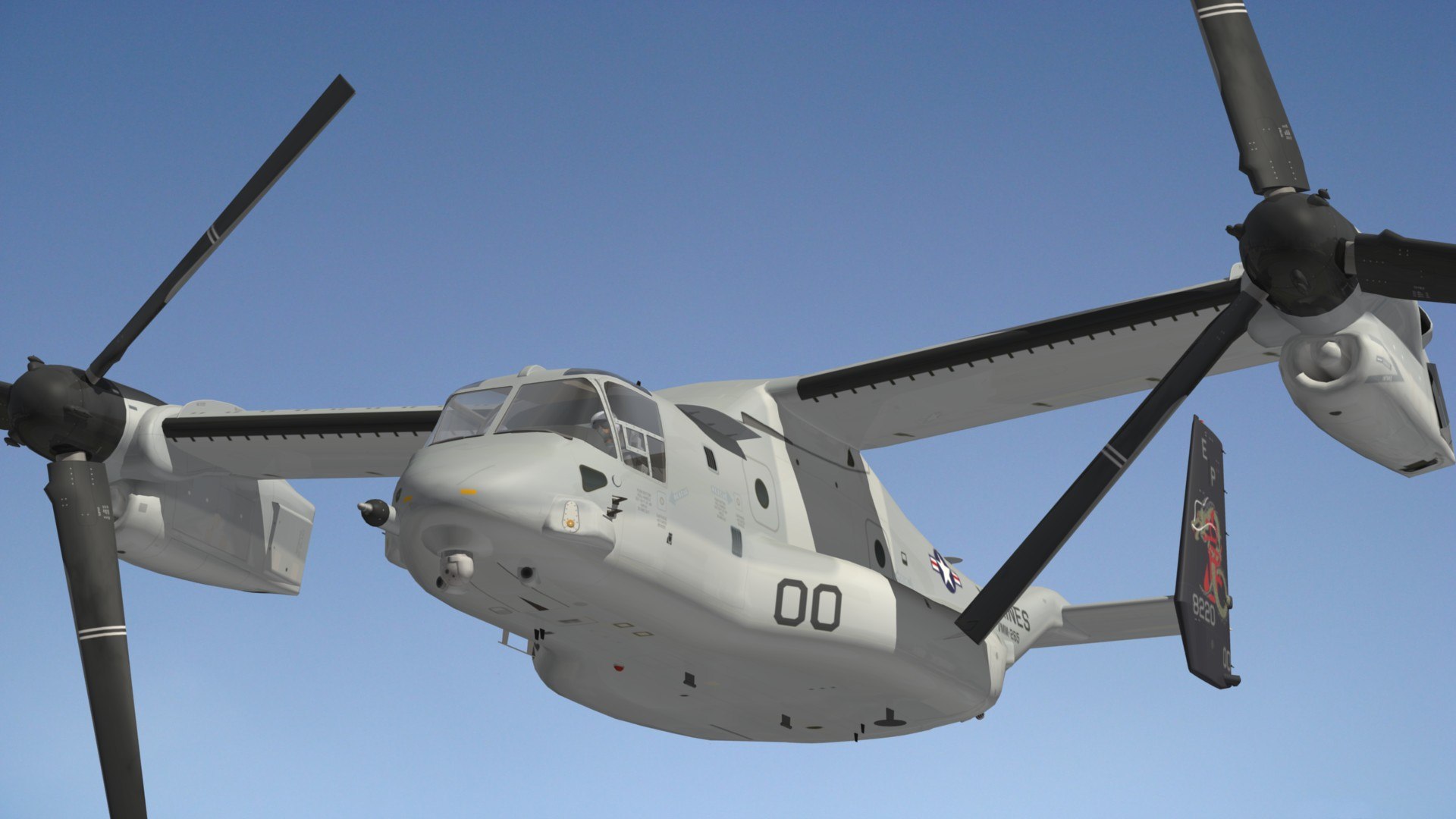 V22 Osprey VMM265 3D Model - TurboSquid 1995711
