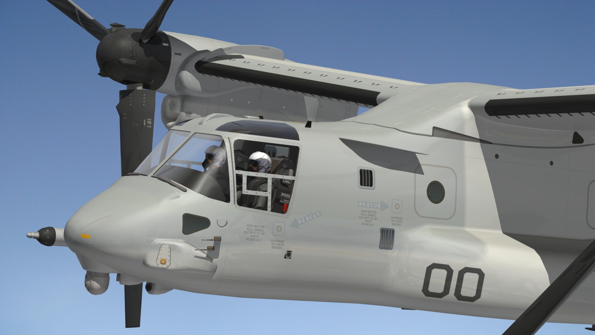 V22 Osprey VMM265 3D Model - TurboSquid 1995711