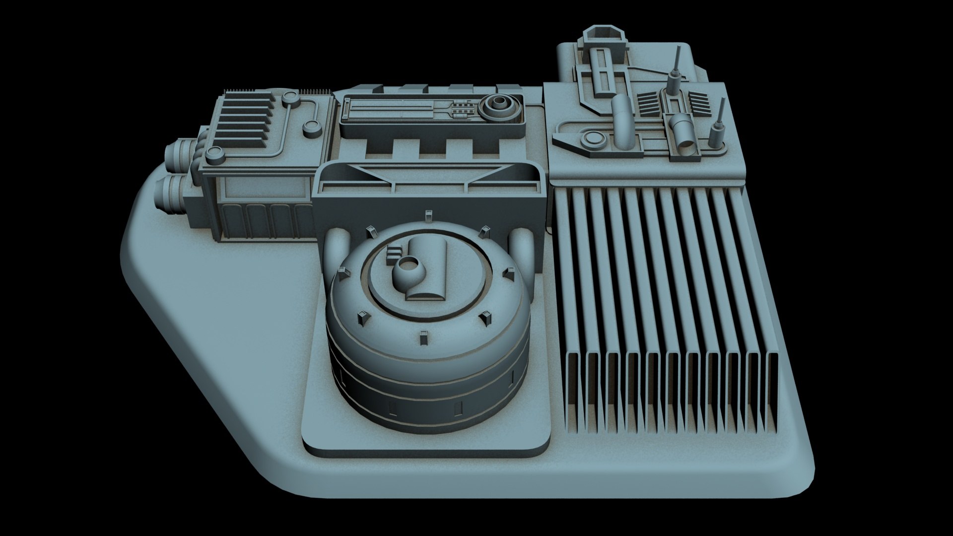 Starship space structure 3D model - TurboSquid 1507587