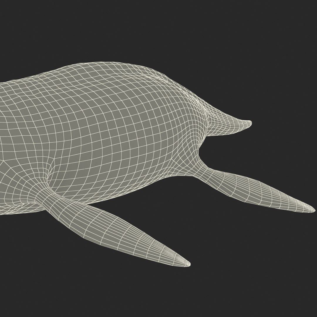 Kronosaurus Dinosaur Modeled Max