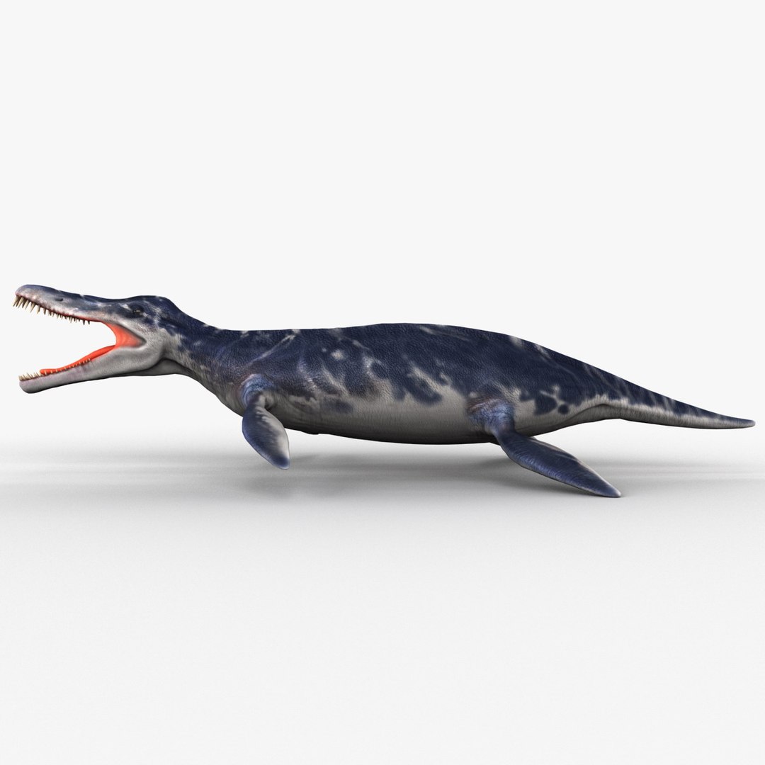 Kronosaurus Dinosaur Modeled Max