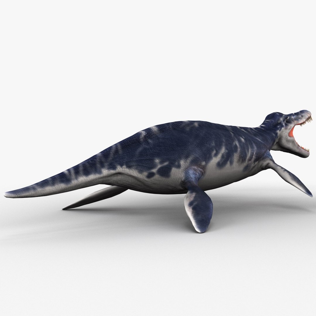 Kronosaurus Dinosaur Modeled Max