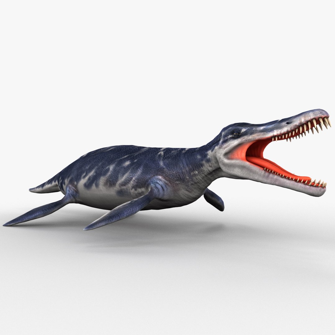 Kronosaurus Dinosaur Modeled Max