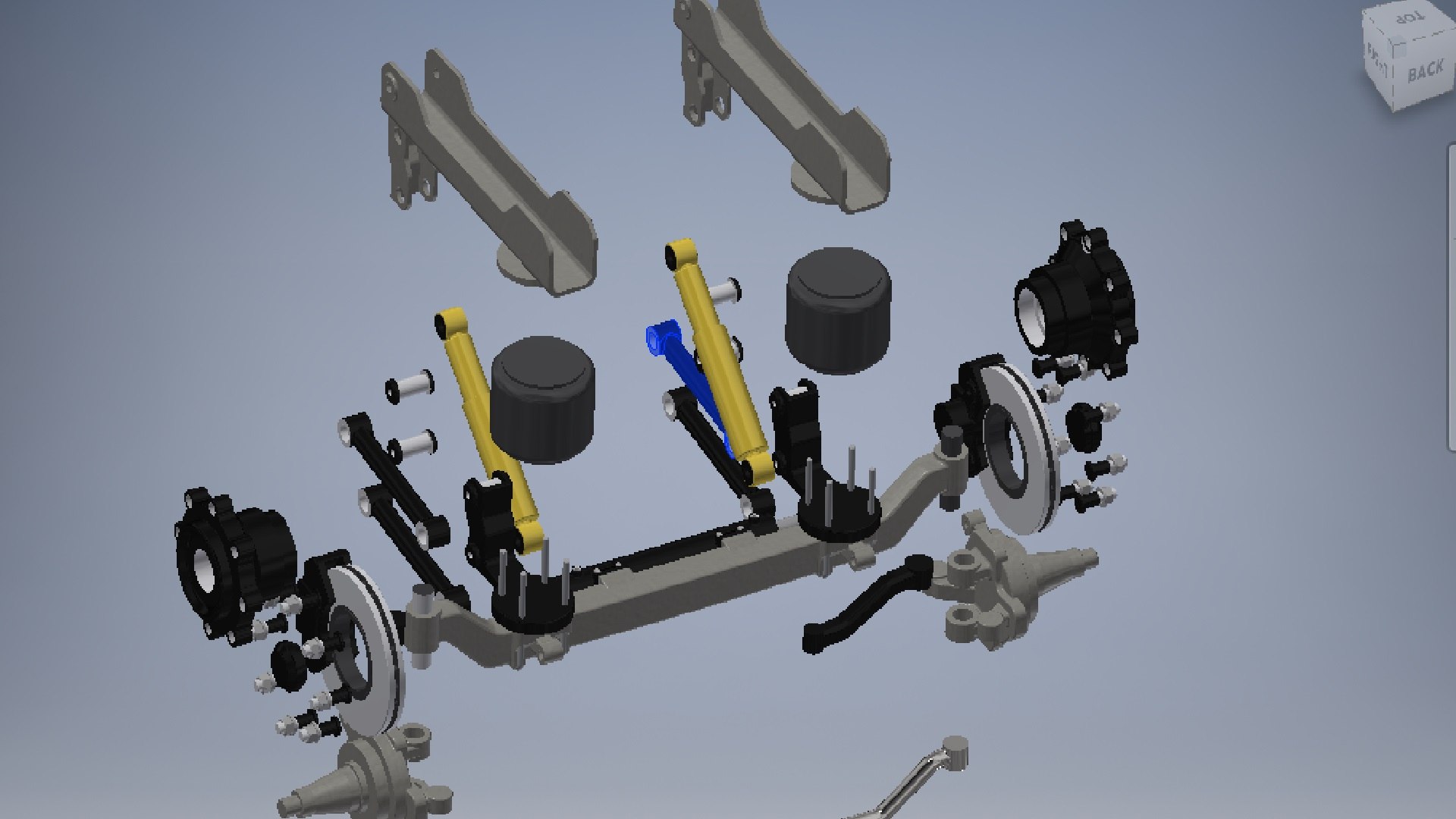 Front suspension vehicle 3D model - TurboSquid 1797257