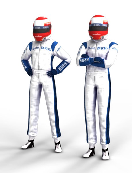 fernando alonso f1 driver 3d model