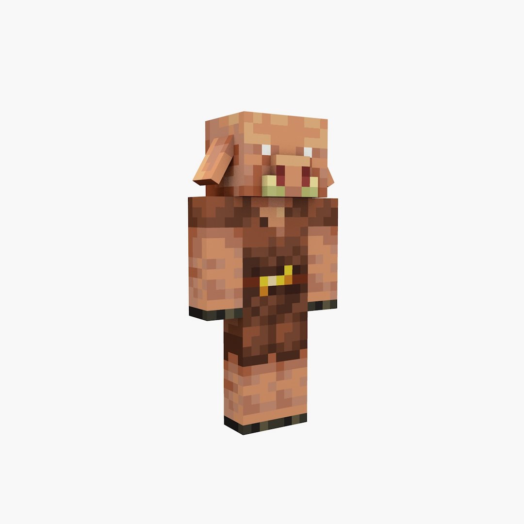 Piglin Minecraft 3D-Modell - TurboSquid 2022262
