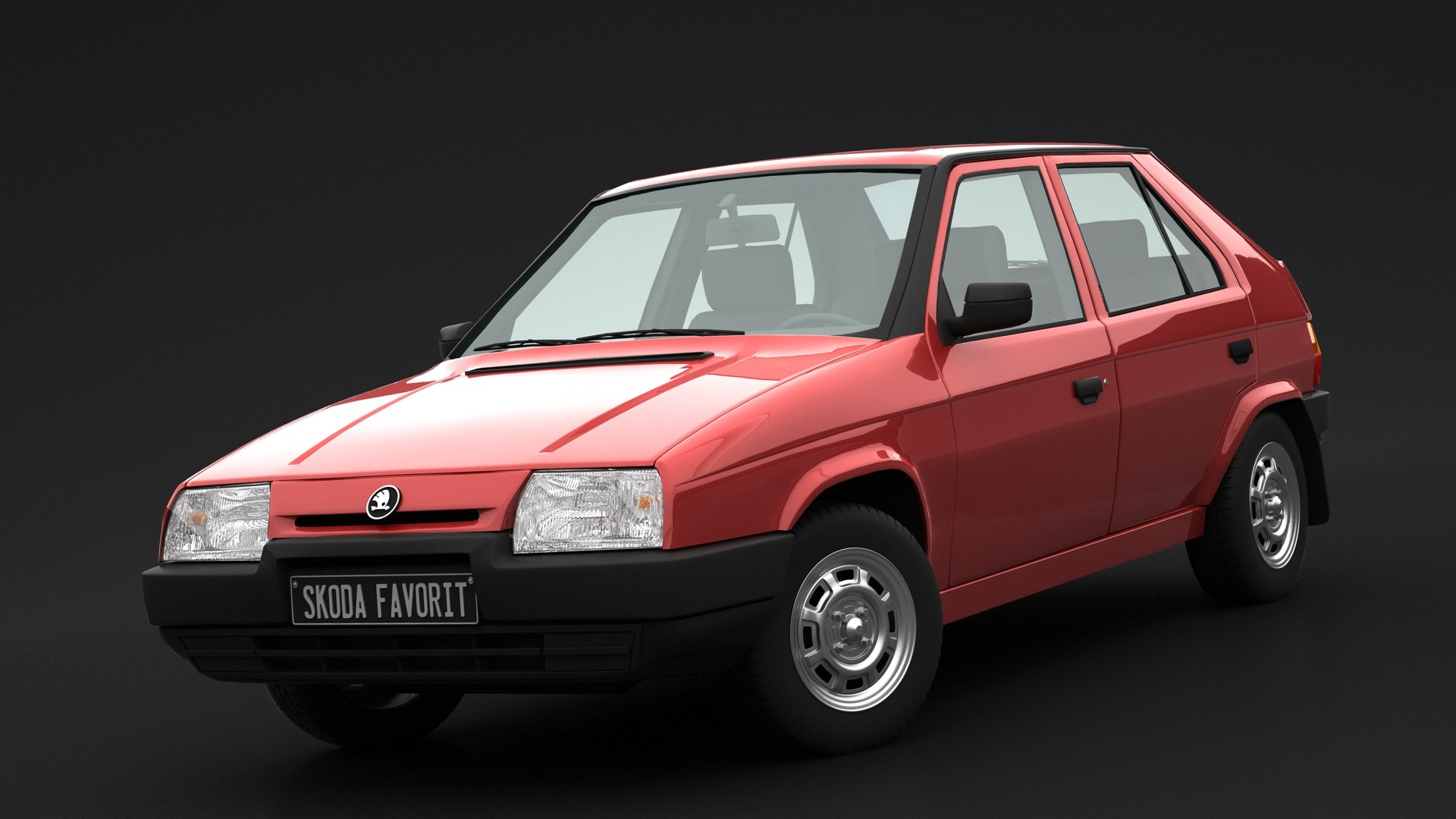 modelo 3d Skoda Favorit - TurboSquid 2011512