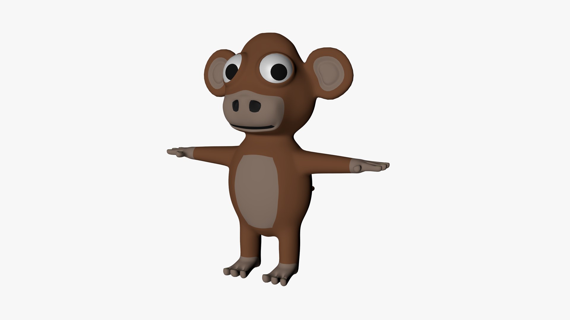 3D Cartoon Monkey | 1142646 | TurboSquid