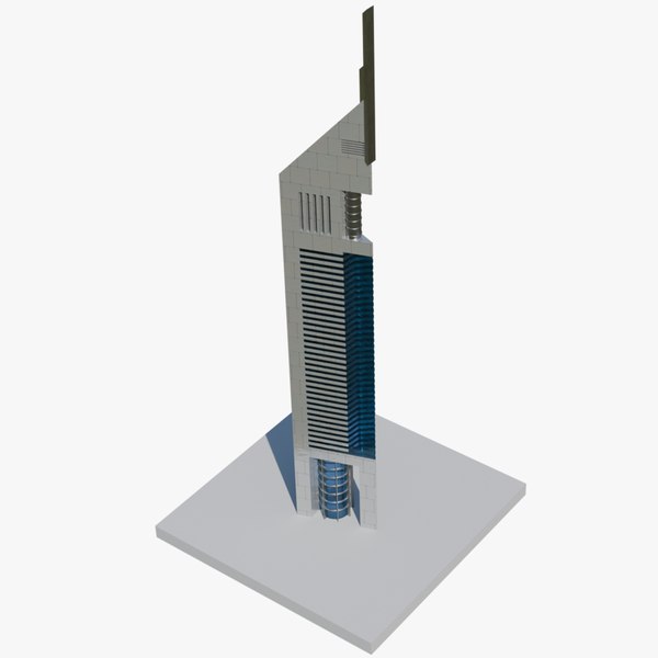 modelo 3d Torre de los Emiratos - TurboSquid 2304511
