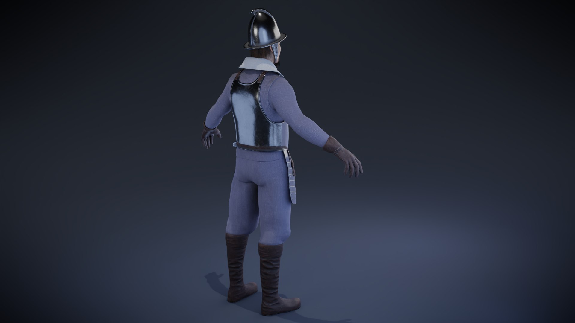 3D Model Dutch Warrior - TurboSquid 1858196