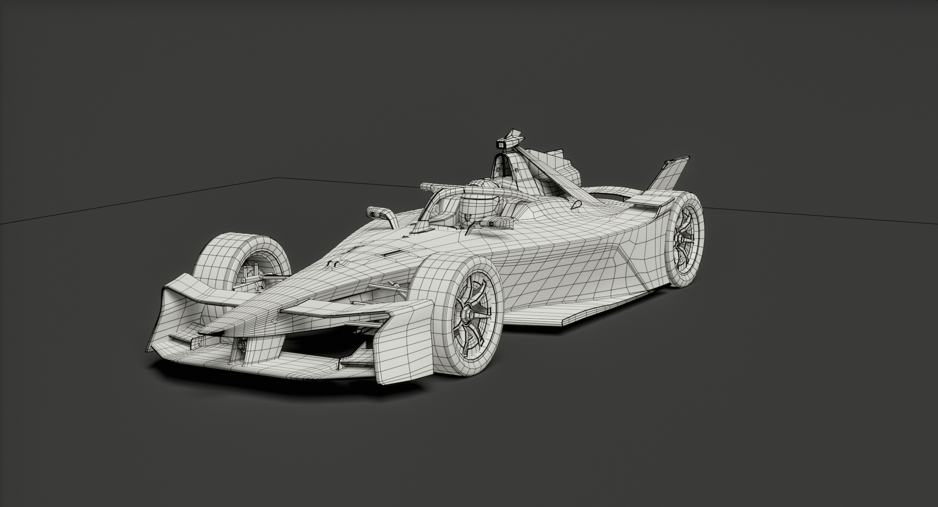 GEN3 Evo Formula E 2025 Race Car White Mockup 3D Model - TurboSquid 2287912