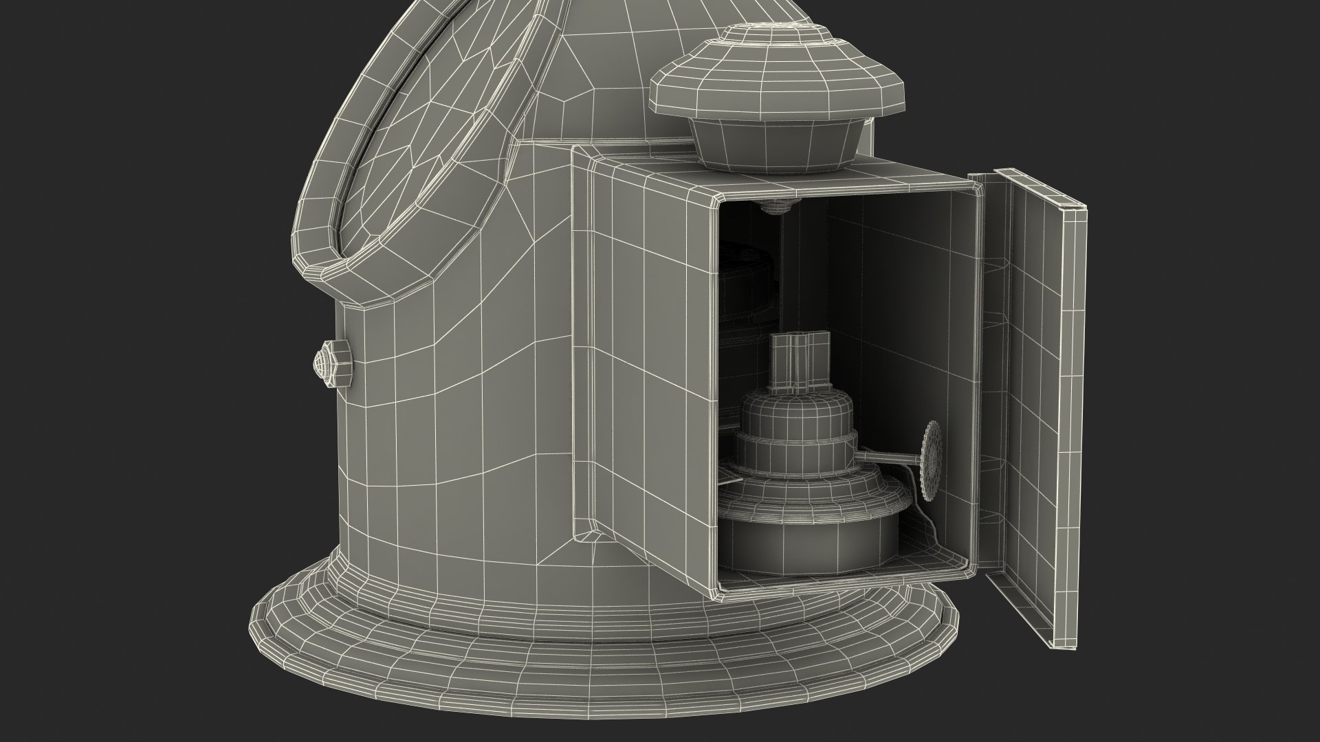 Vintage Marine Binnacle Boat Oil Lamp Old Brass Model - TurboSquid 2215119