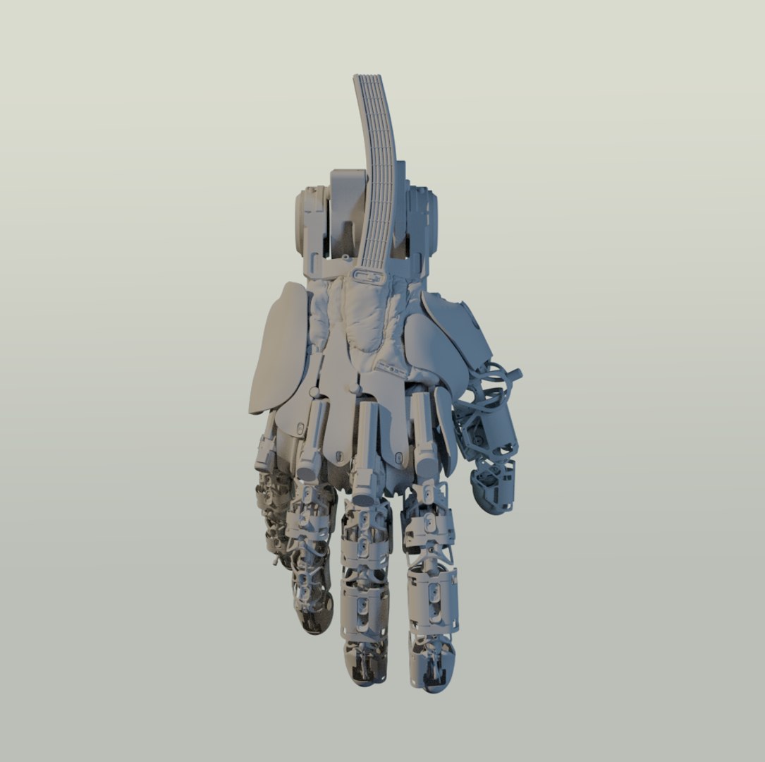 Hand mechanical 3D model - TurboSquid 1454184