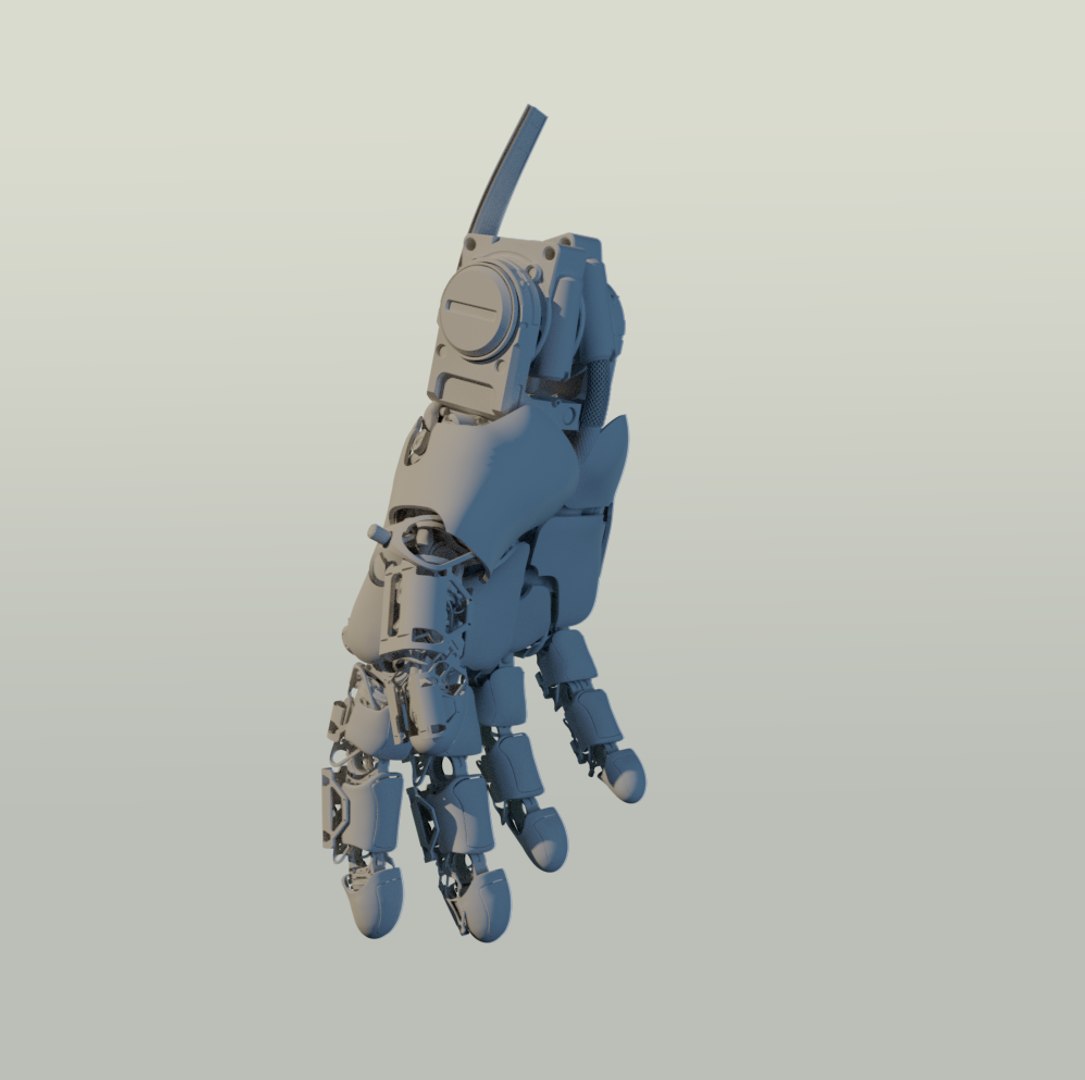 Hand mechanical 3D model - TurboSquid 1454184
