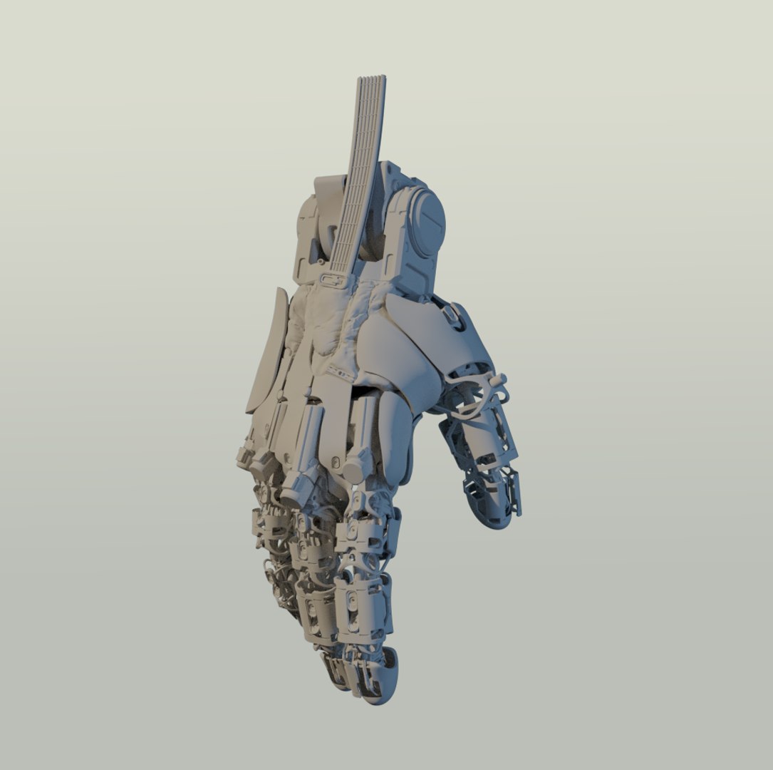 Hand mechanical 3D model - TurboSquid 1454184