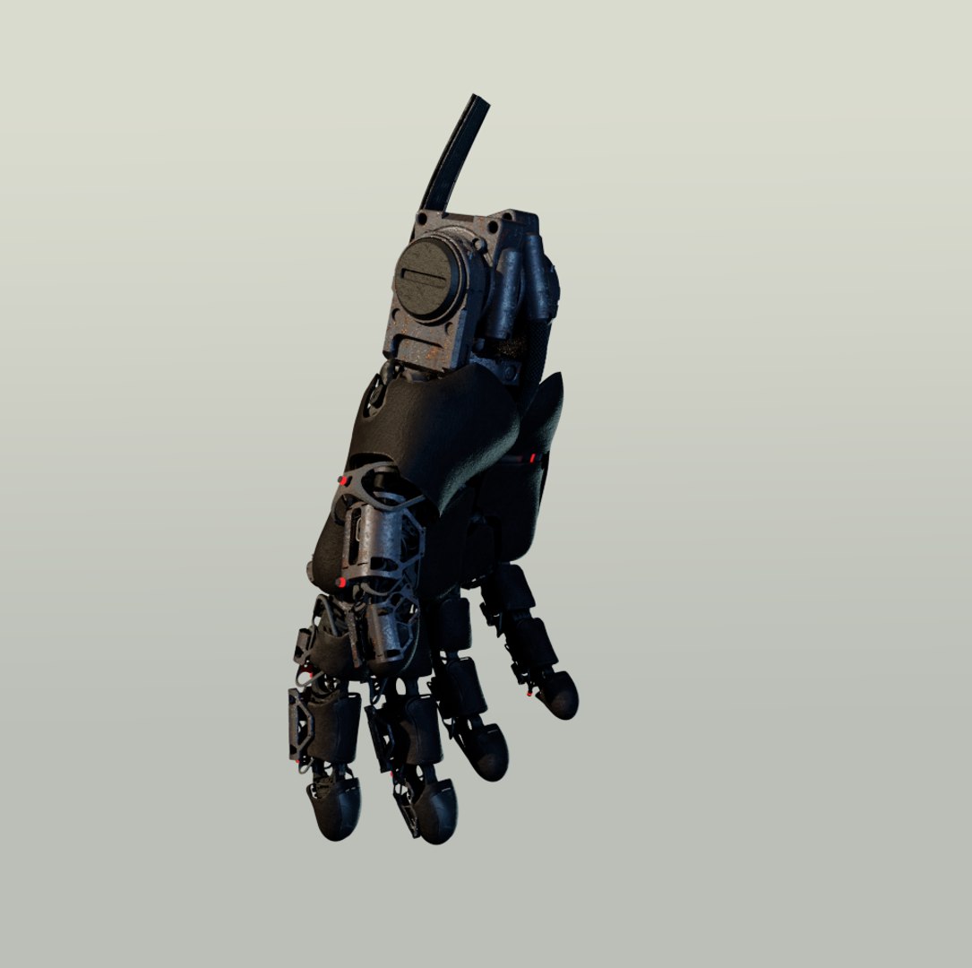 Hand mechanical 3D model - TurboSquid 1454184