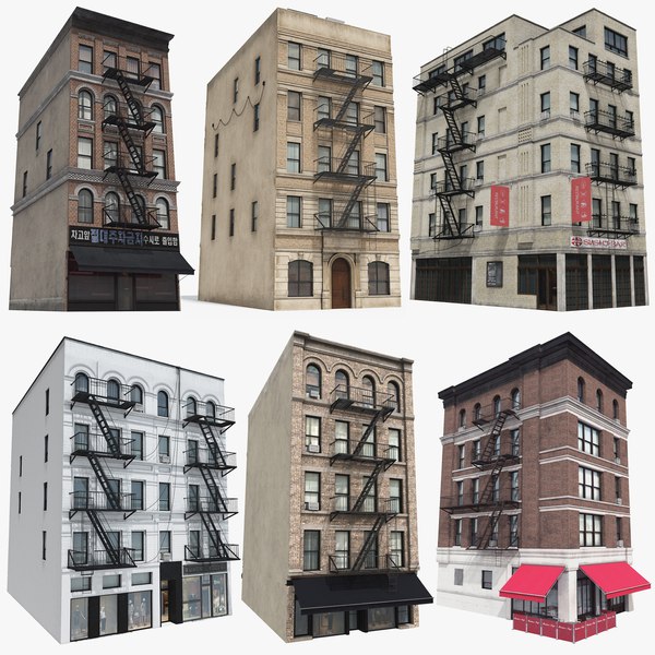 Apartment Building 3D Models for Download | TurboSquid