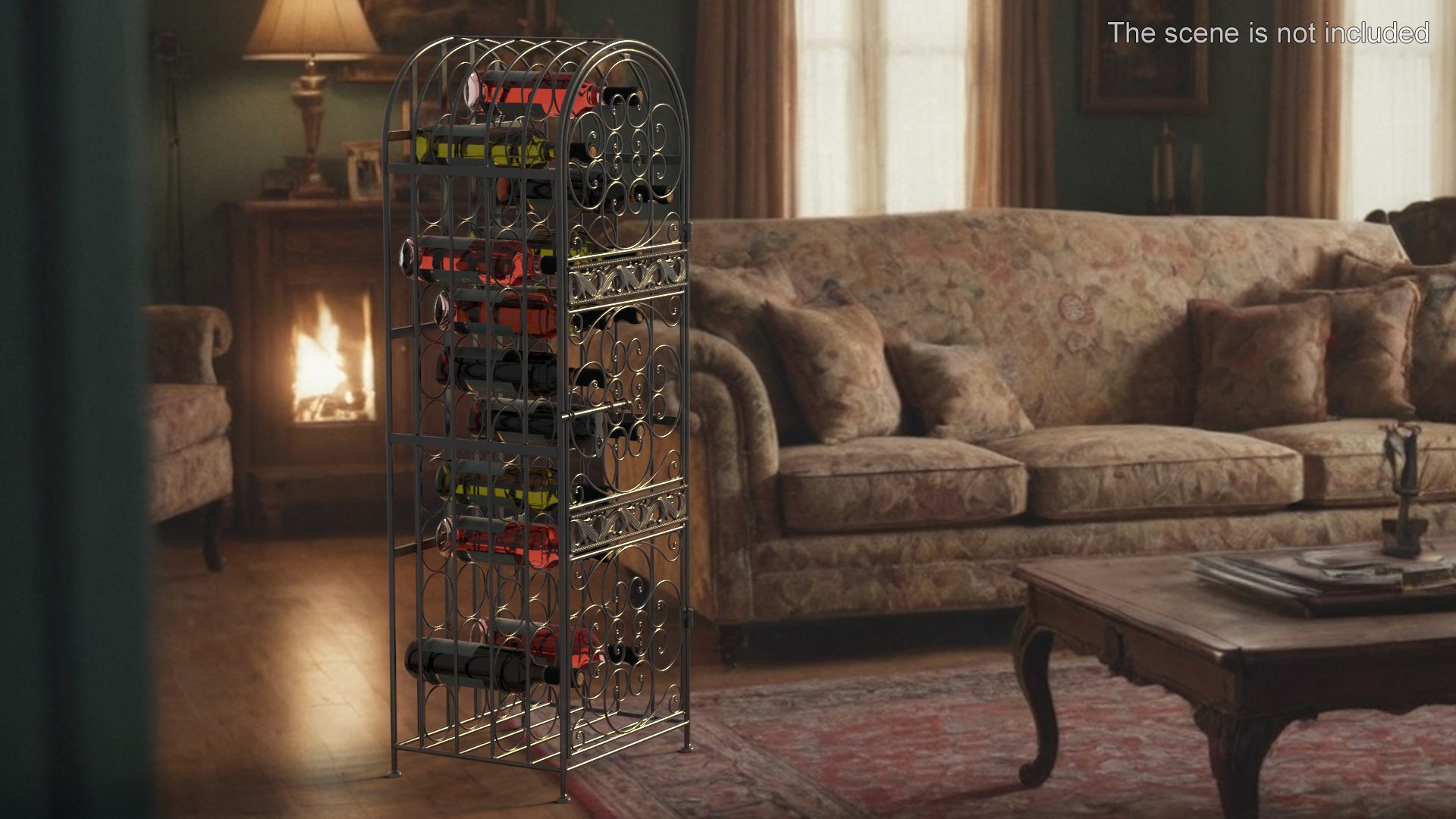 3D Lockable Wine Cage New - TurboSquid 2293283