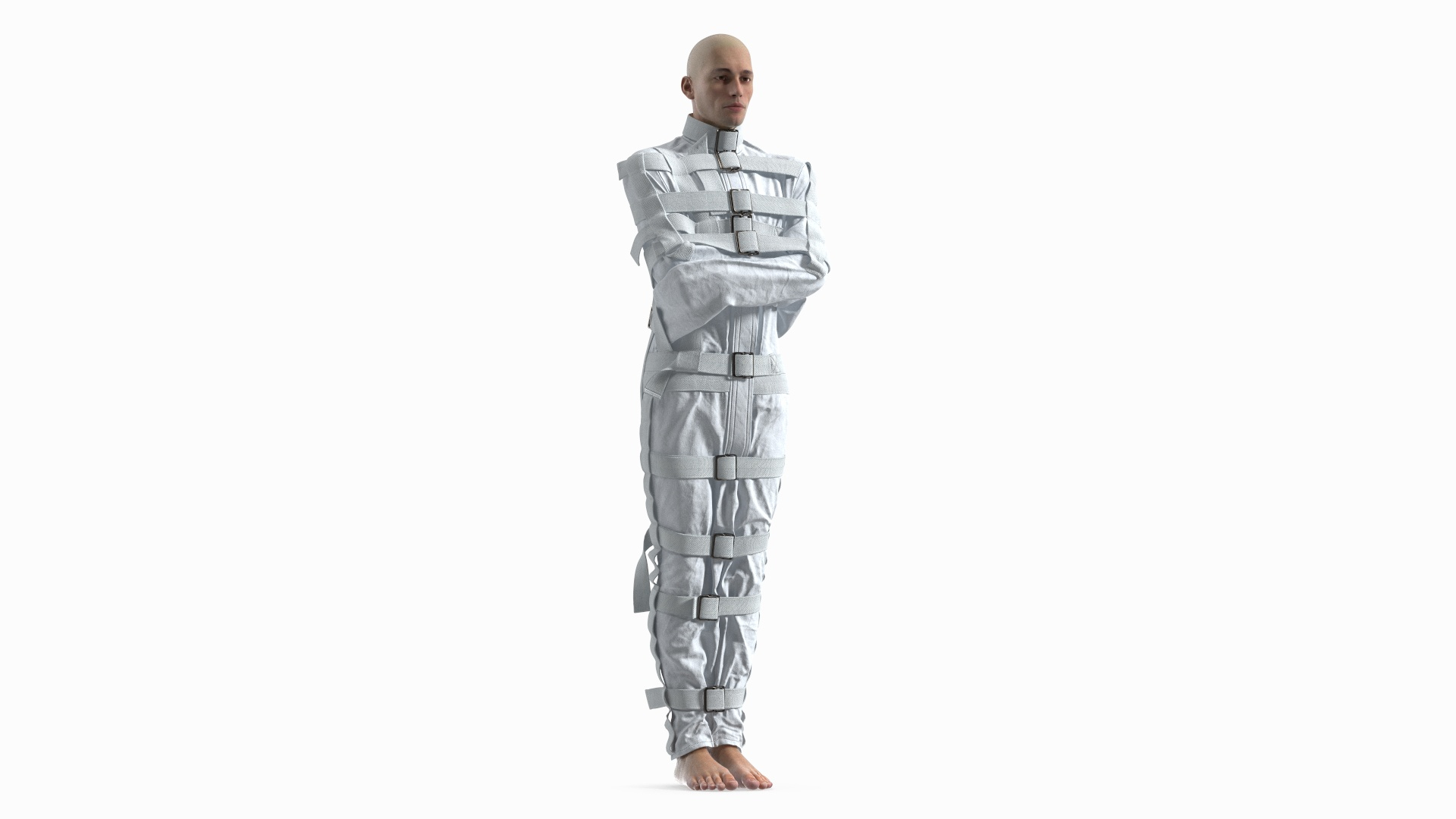Male Figure In Straitjacket 3D - TurboSquid 2291256