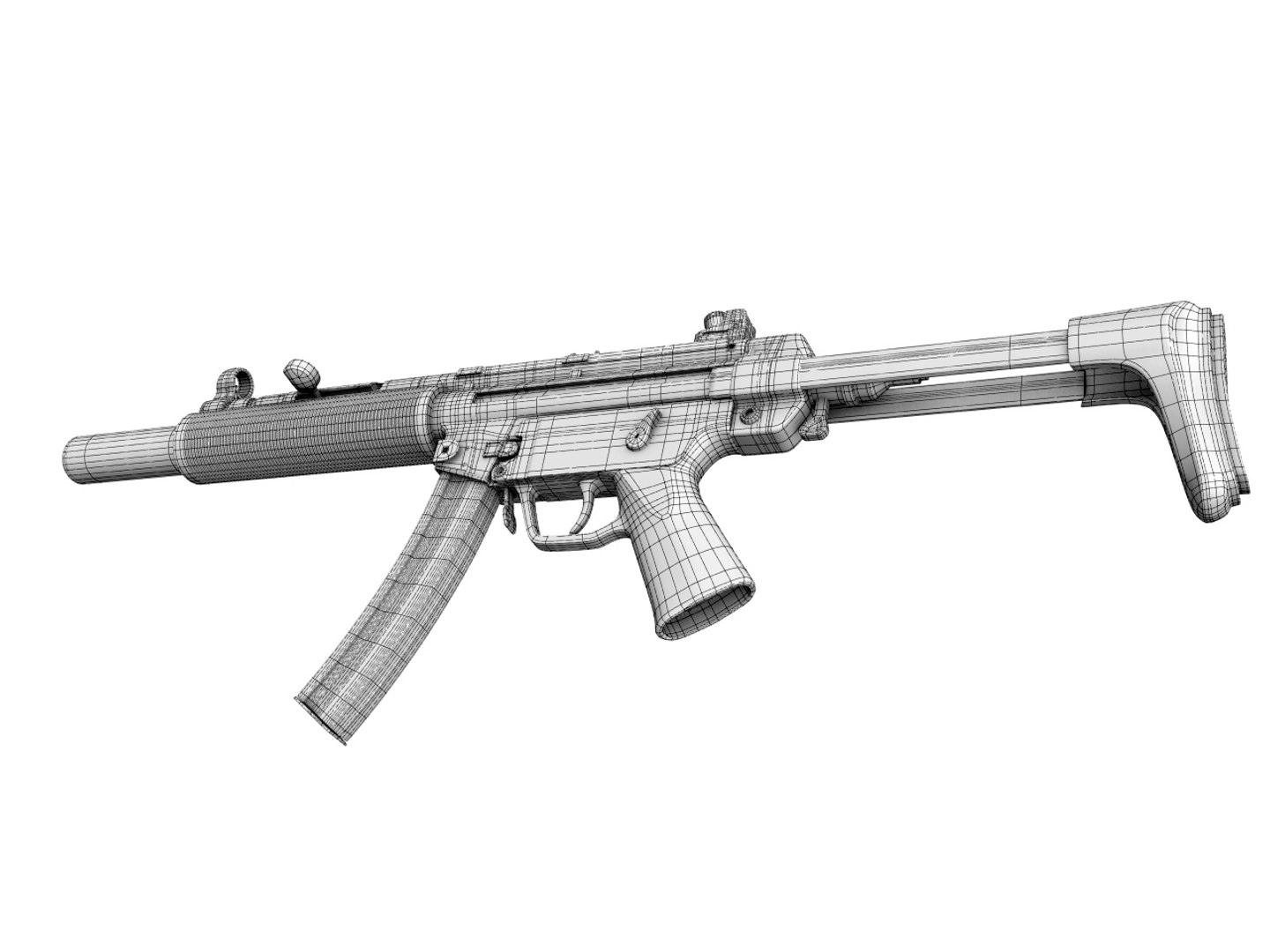 3d Mp5 Heckler Koch Model