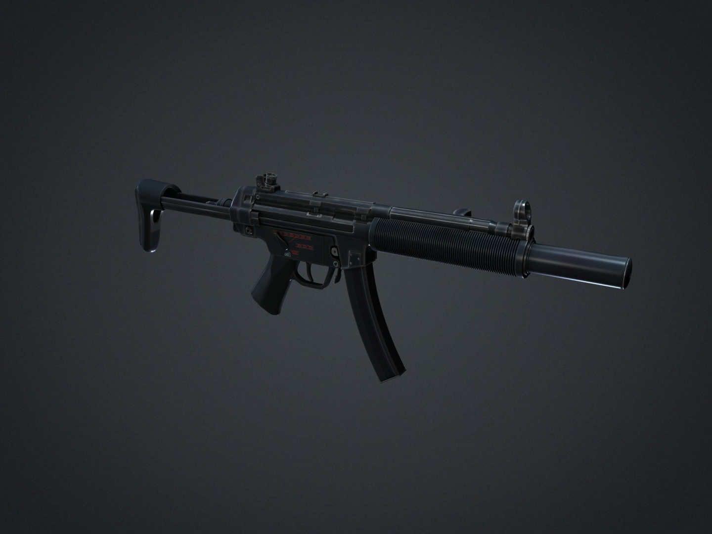 3d Mp5 Heckler Koch Model