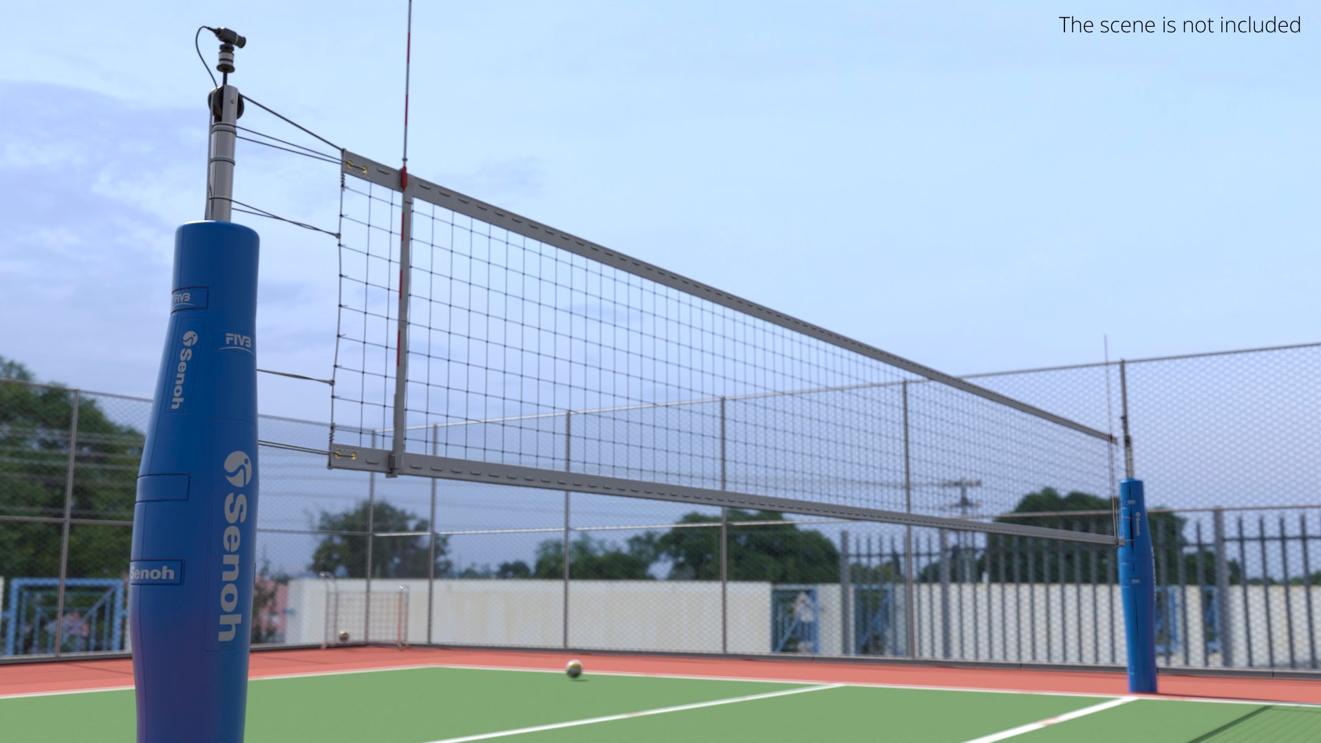 Senoh Volleyball Net System FIVB Certified Blue 3D Model - TurboSquid ...