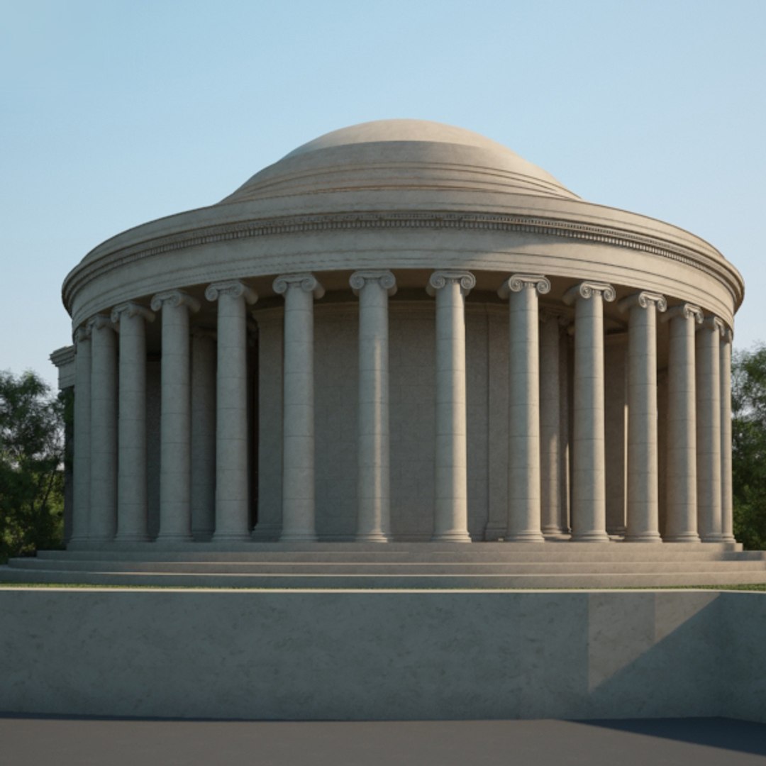 3D Model Thomas Jefferson Memorial - TurboSquid 1307470