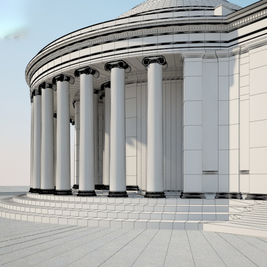 3D Model Thomas Jefferson Memorial - TurboSquid 1307470