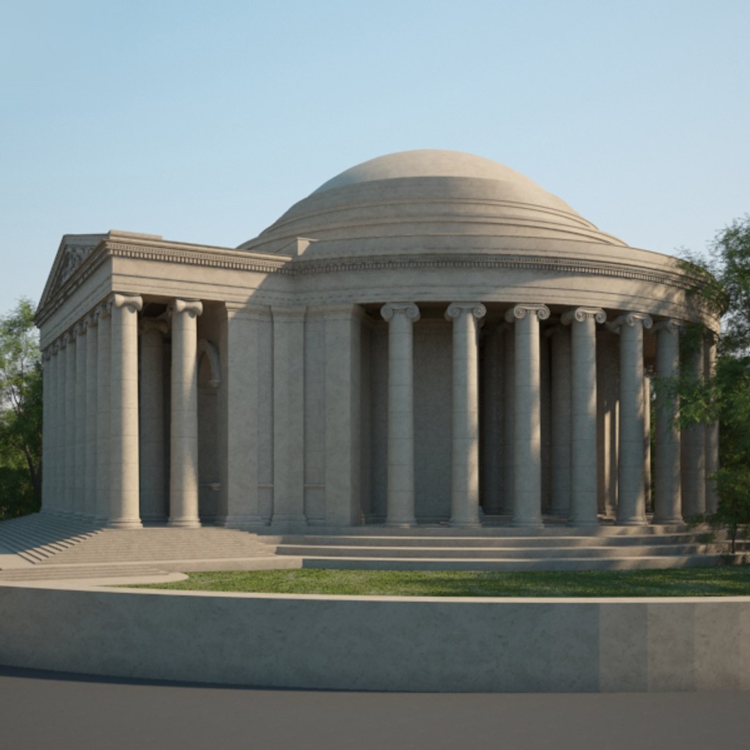 3D Model Thomas Jefferson Memorial - TurboSquid 1307470