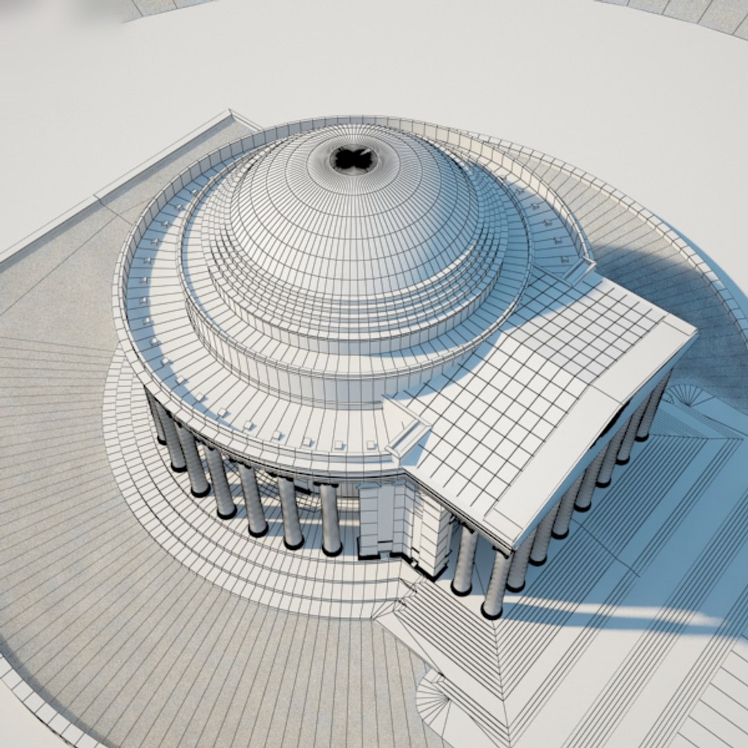 3D Model Thomas Jefferson Memorial - TurboSquid 1307470