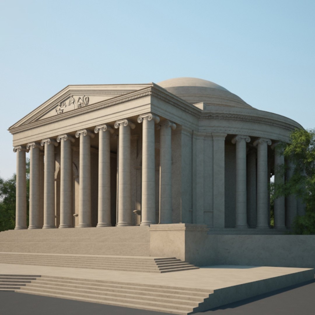 3D Model Thomas Jefferson Memorial - TurboSquid 1307470