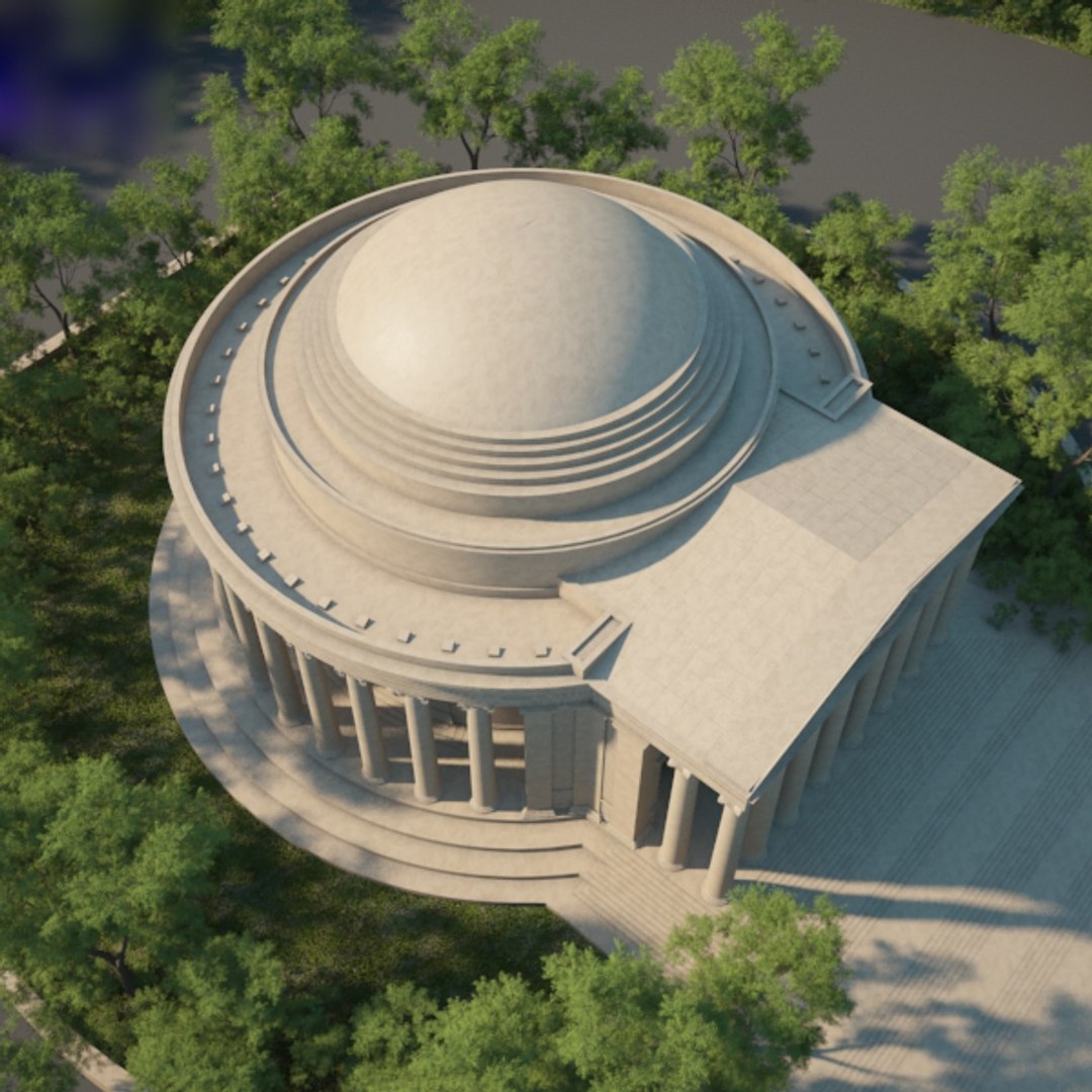 3D Model Thomas Jefferson Memorial - TurboSquid 1307470