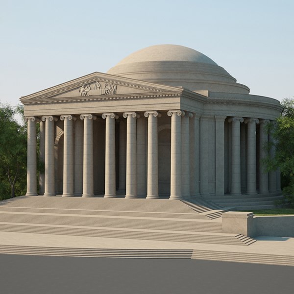 Jefferson Memorial 3D Models for Download | TurboSquid