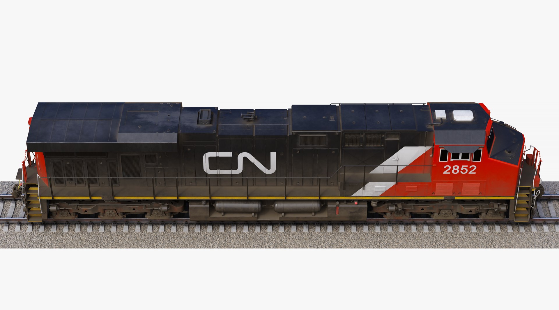 Locomotive ge es44ac bnsf 3D - TurboSquid 1422790