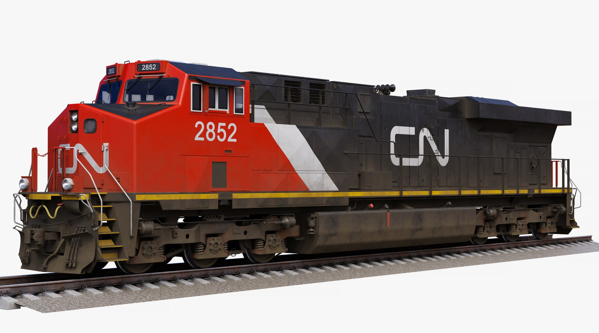 Locomotive ge es44ac bnsf 3D - TurboSquid 1422790