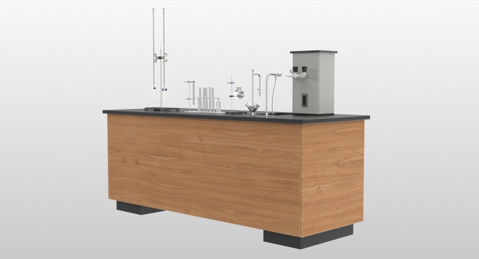 Realistic laboratory equipment desk model - TurboSquid 1237805