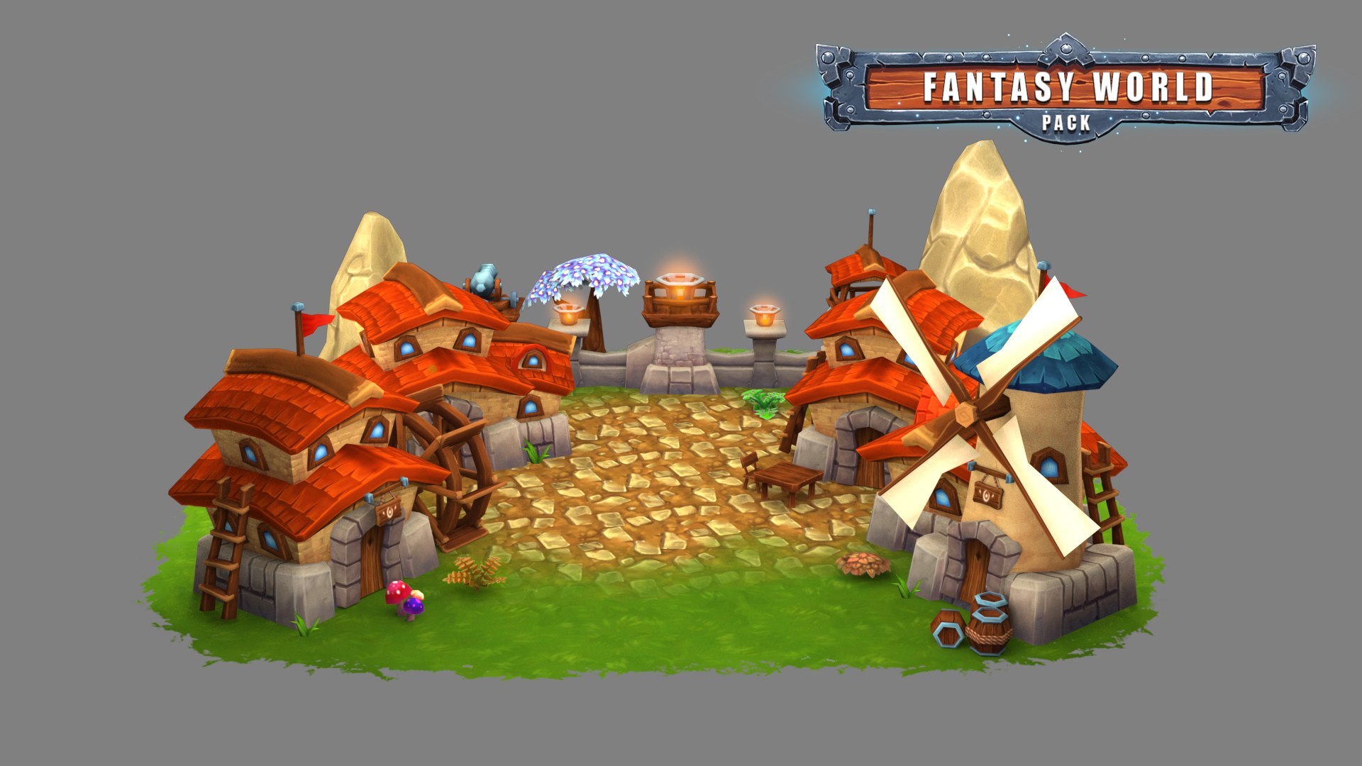 3d Pack Fantasy World