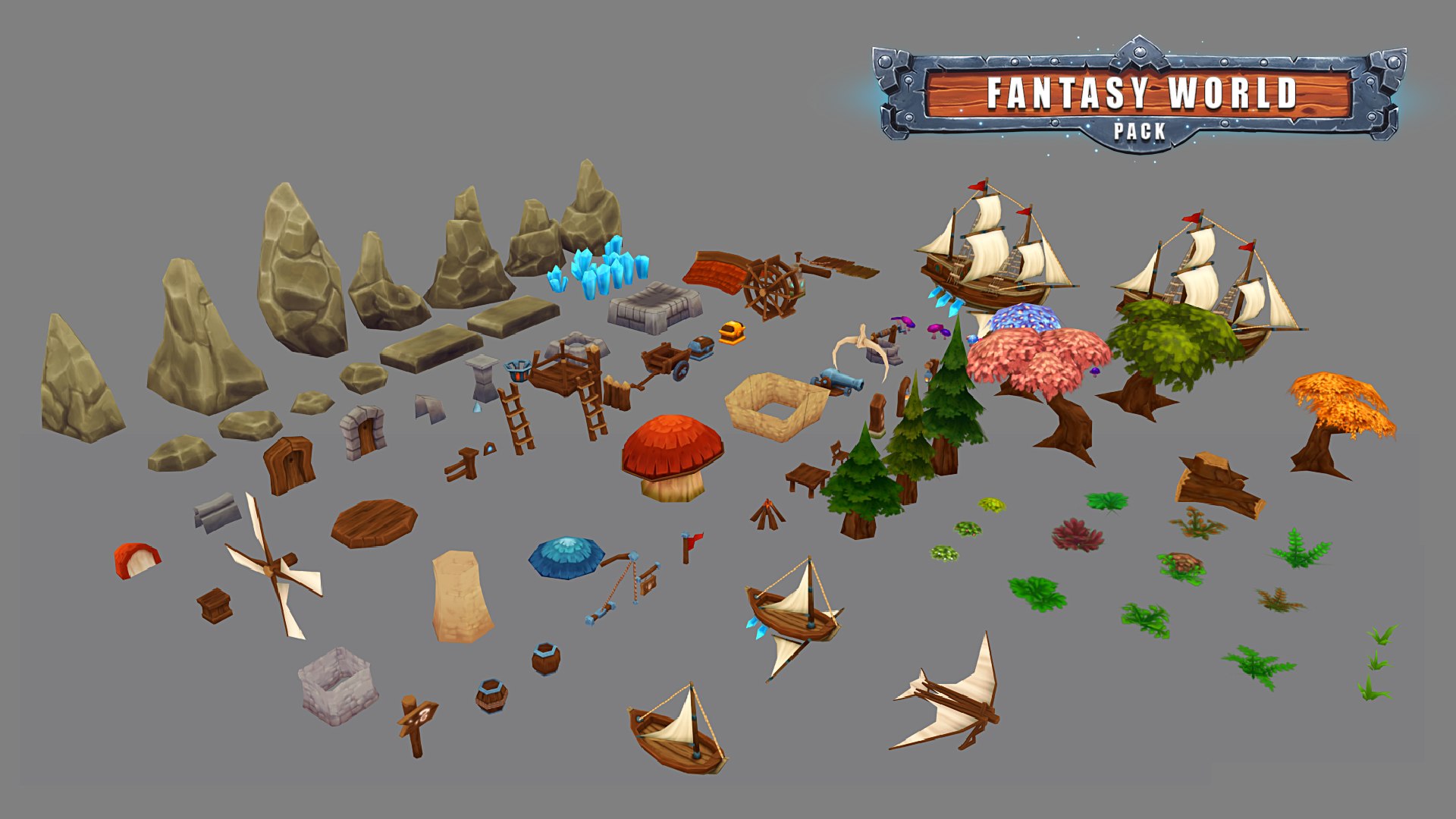 3d Pack Fantasy World