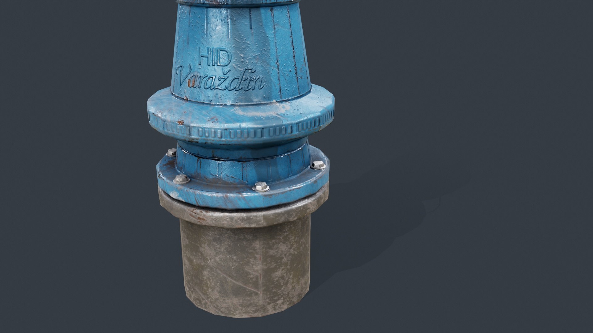 Croatian Fire Hydrant 3D Model - TurboSquid 1794799