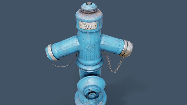 크로아티아 소화전 3D 모델 - TurboSquid 1794799