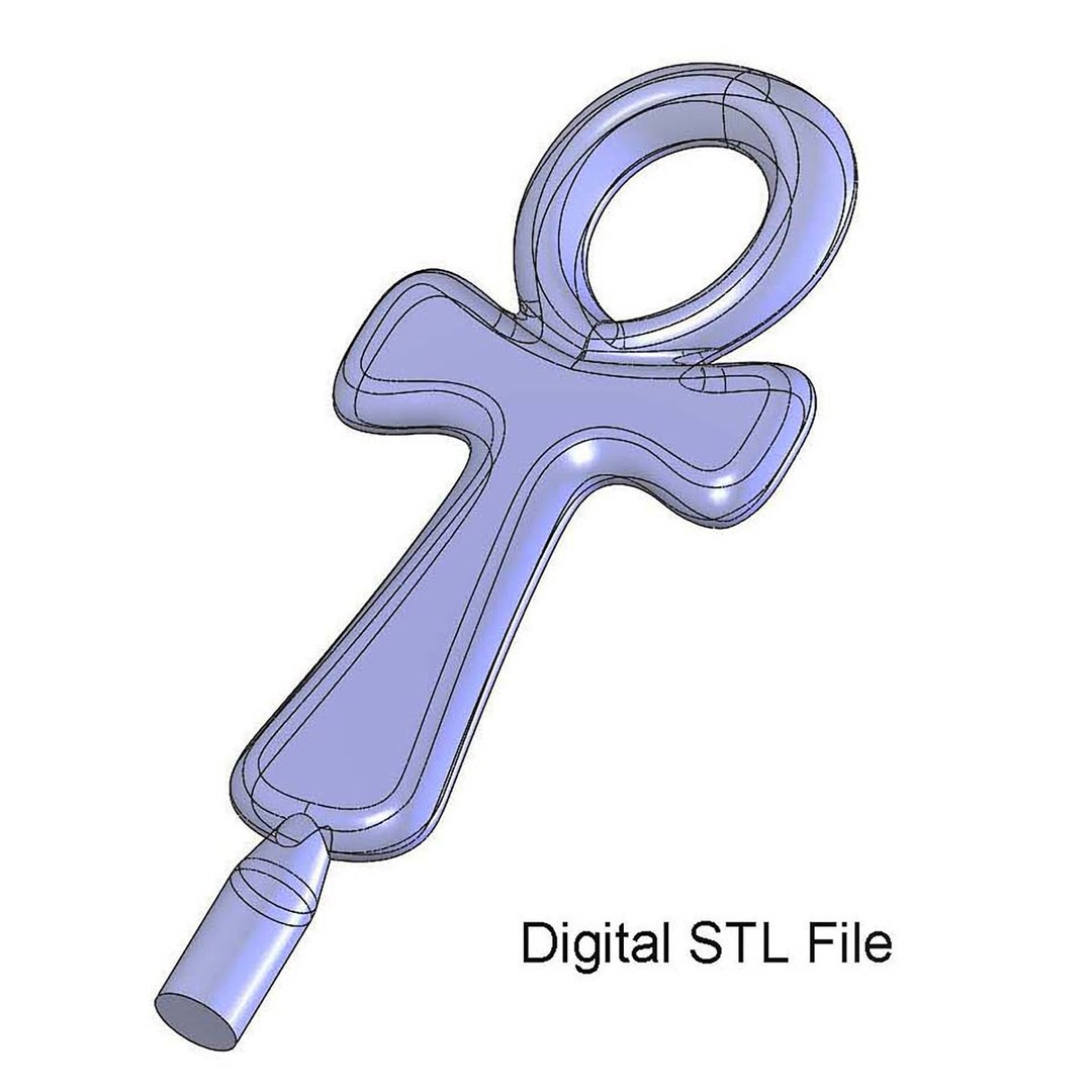 Pendant Ankh Cross 3d Obj