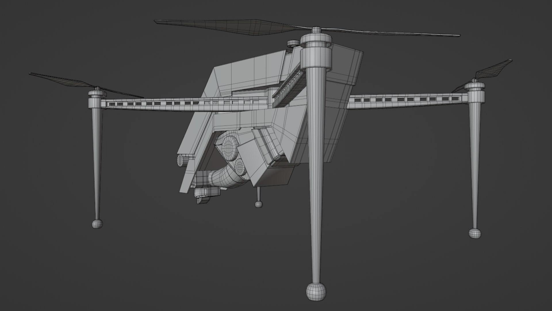 Cyberpunk Drone 3D model - TurboSquid 2092212